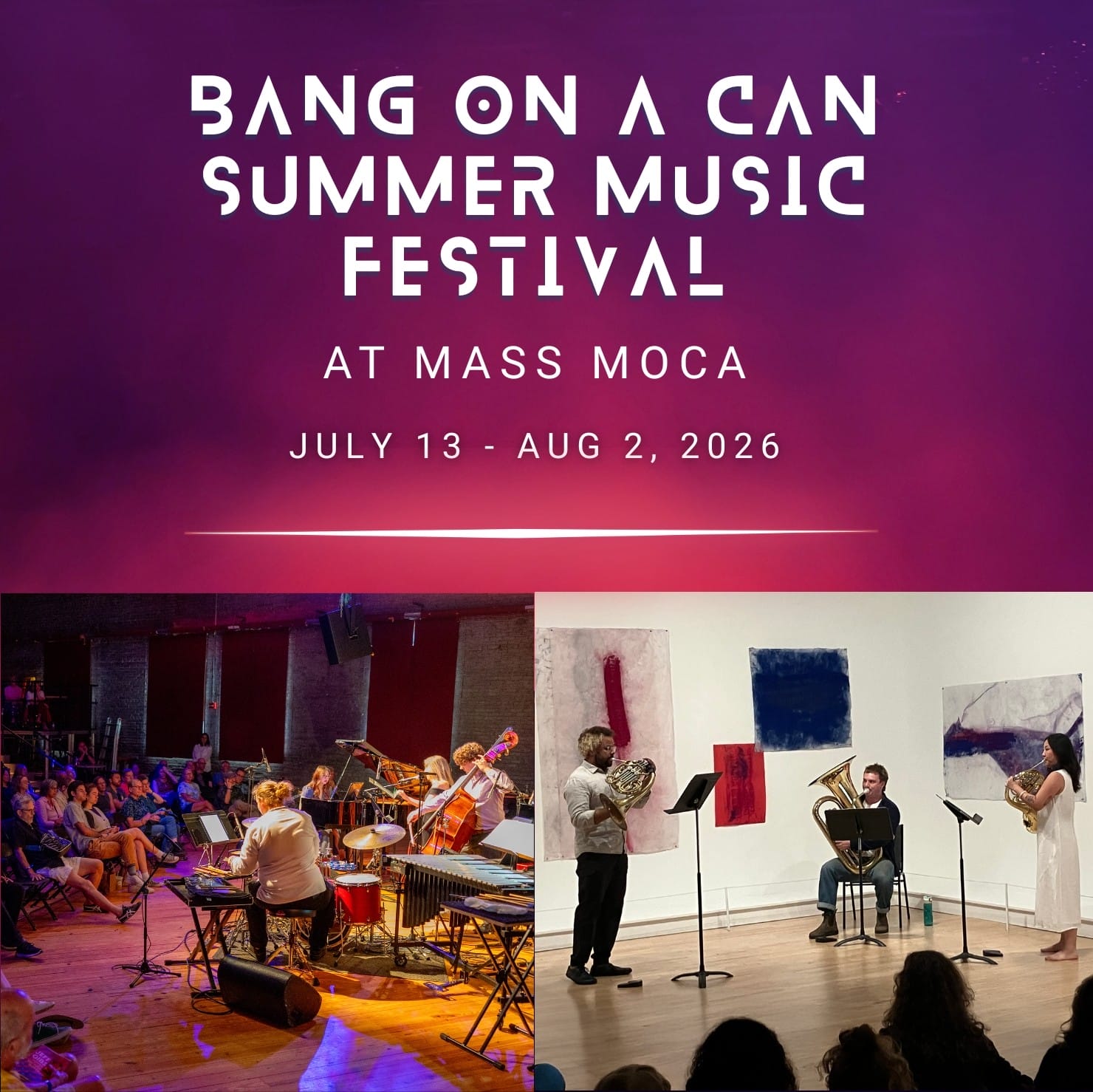 Bang on a Can Summer Music Festival at MASS MoCA – Bang on a Can